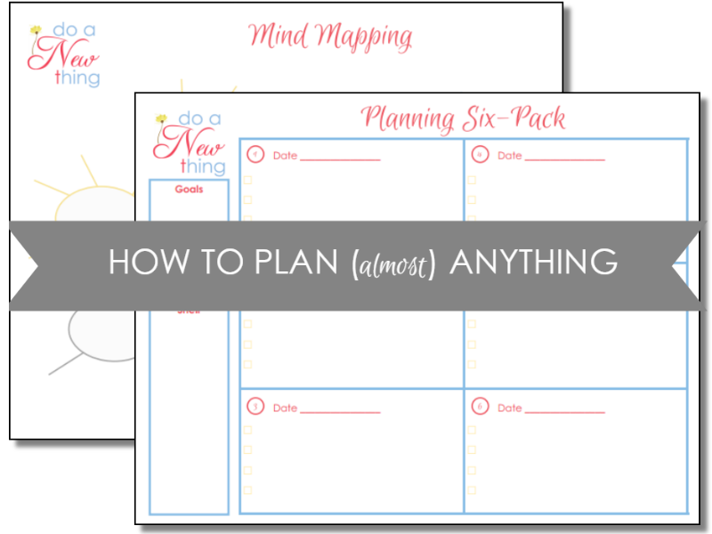 Planning Toolkit | Do A New Thing
