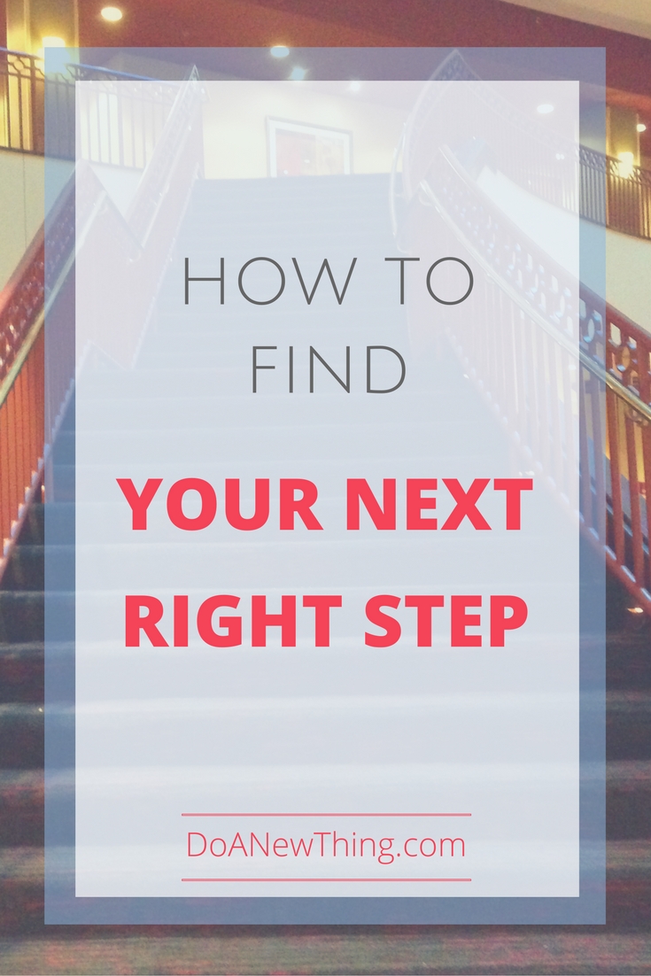 Find Your Next Right Step To Build Your Ark | Do A New Thing
