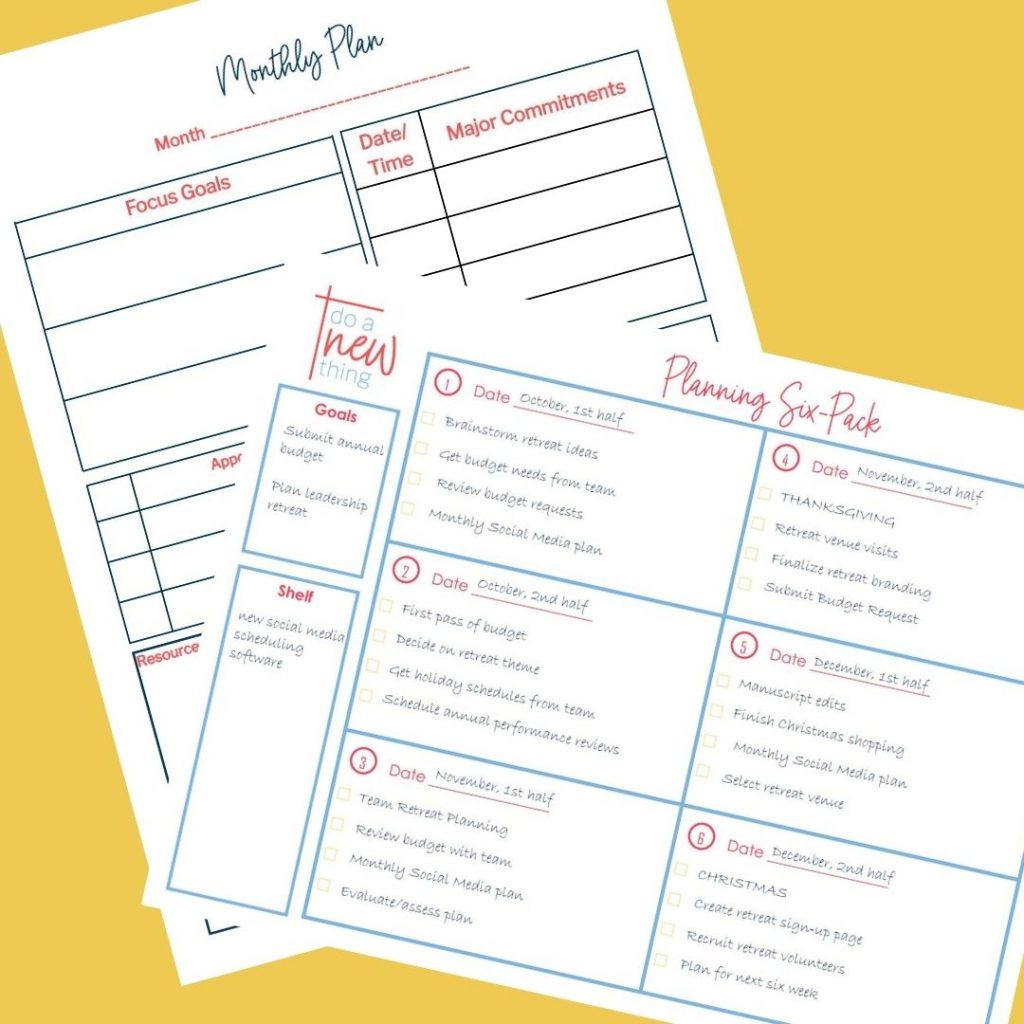 Episode 129: 4 Characteristics Of A Good Plan | Do A New Thing