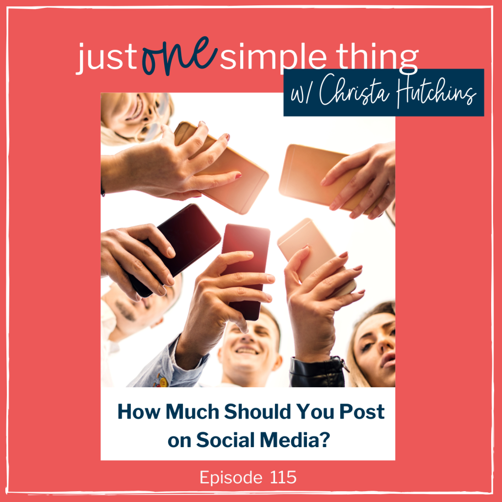 Episode 115: How Much Should You Post On Social Media? | Do A New Thing